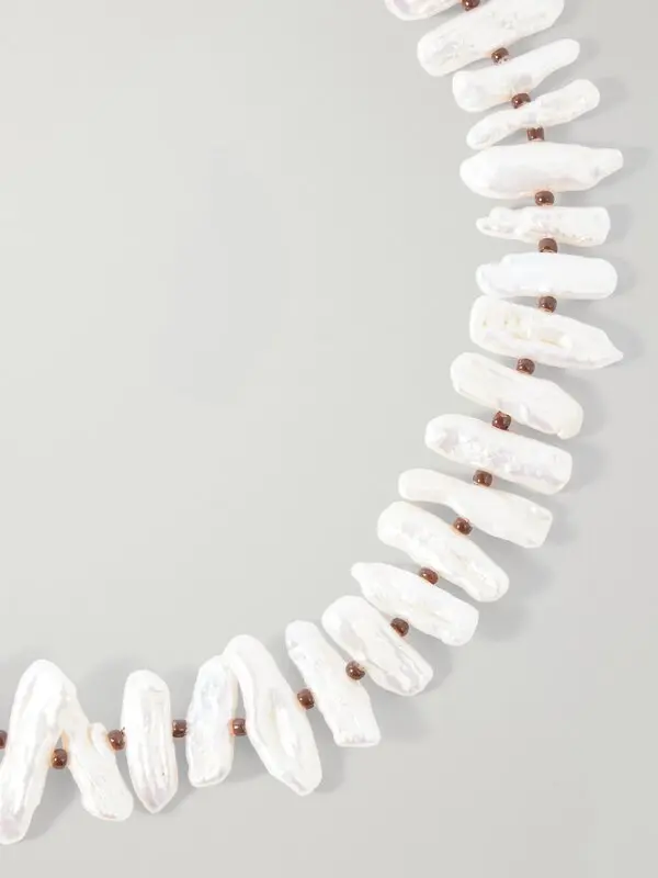 ROXANNE ASSOULIN Beaded Pearl Necklace