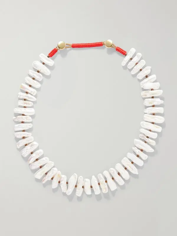 ROXANNE ASSOULIN Beaded Pearl Necklace - Neutrals