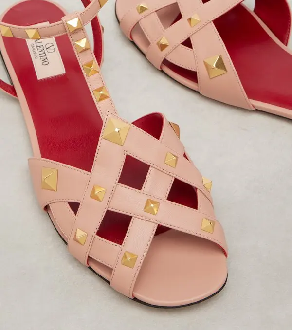 Valentino Garavani Studdy Leather Sandals