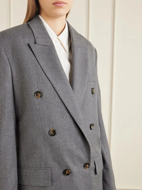 Stella McCartney Double-breasted Wool Blazer