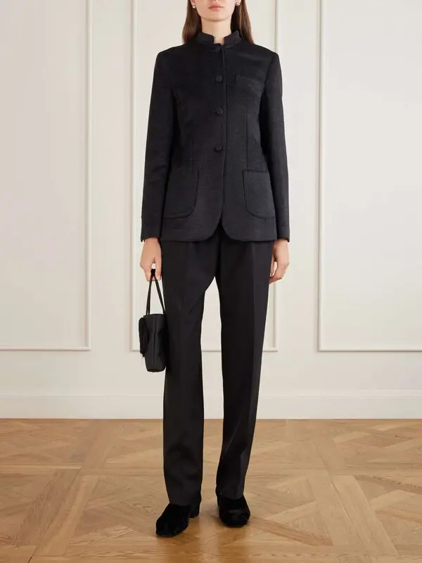 LIBEROWE Alexander Brushed Wool And Cashmere-blend Blazer
