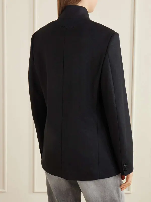 MAISON MARGIELA Wool-blend Zip-up Blazer