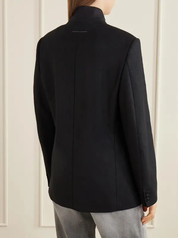 MAISON MARGIELA Wool-blend Zip-up Blazer