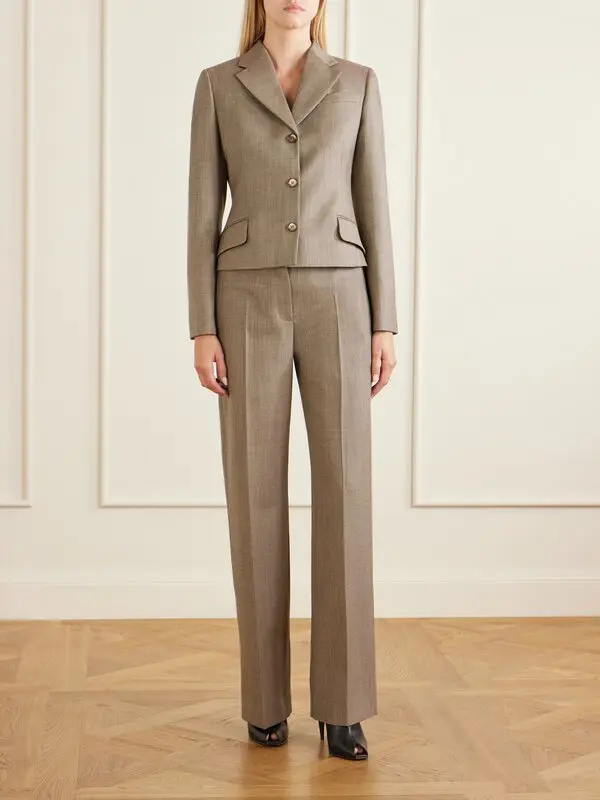 Alexander McQueen Wool Twill Blazer