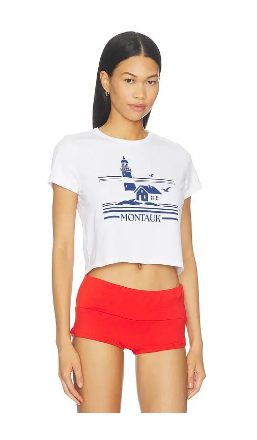 SUNNY SOMEWHERE Montauk Lighthouse Tiny Tee