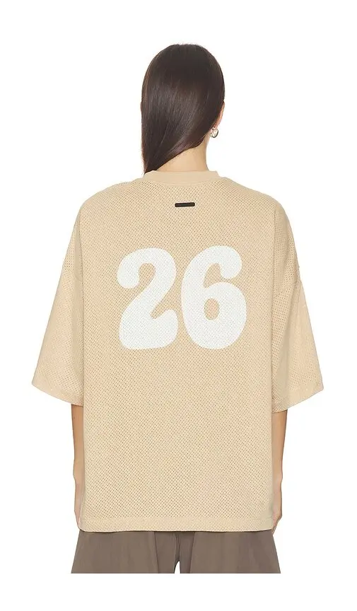 Fear Of God Merch Tee In Nude - Ginger
