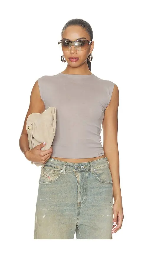 Fear Of God Soft Rib Fitted Tank Top - Seal