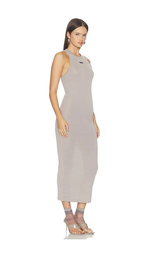 Fear Of God Soft Rib Racerback Dress - Seal