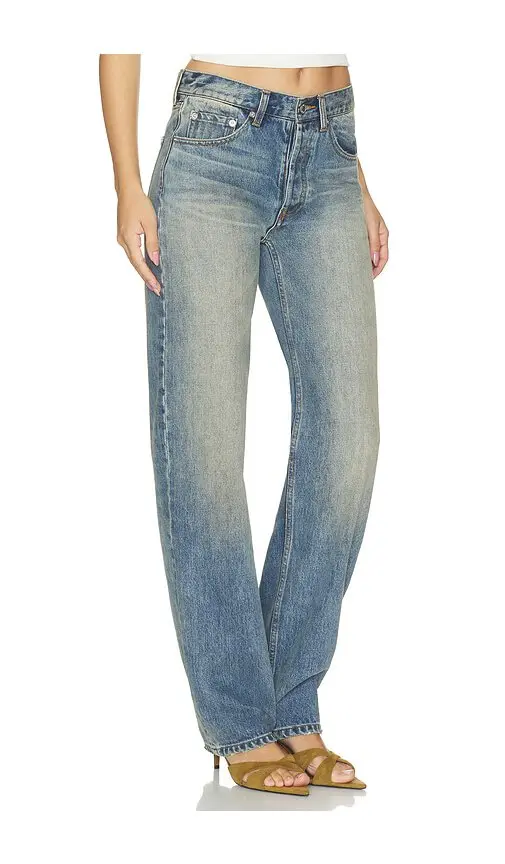 AYA MUSE Straight Leg Denim Jeans