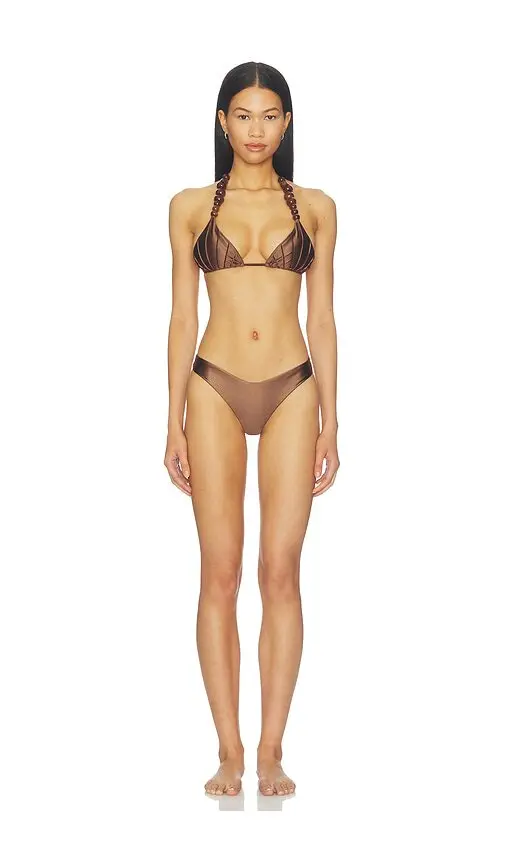 Devon Windsor Larissa Bikini Bottom In Chocolate