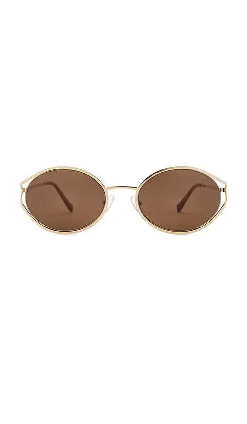 Devon Windsor Como Oval Frame Sunglasses