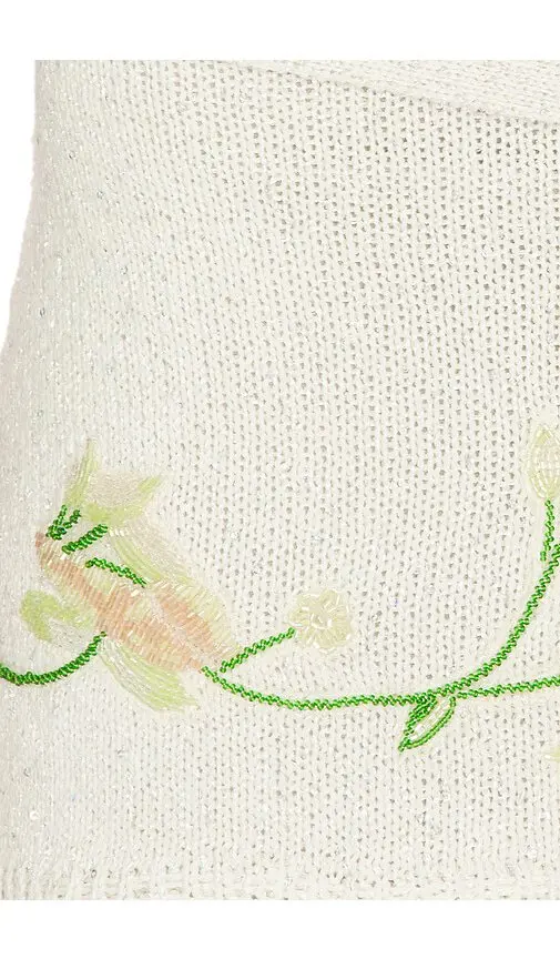 ASTA RESORT Gisele Mini Embroidered Dress