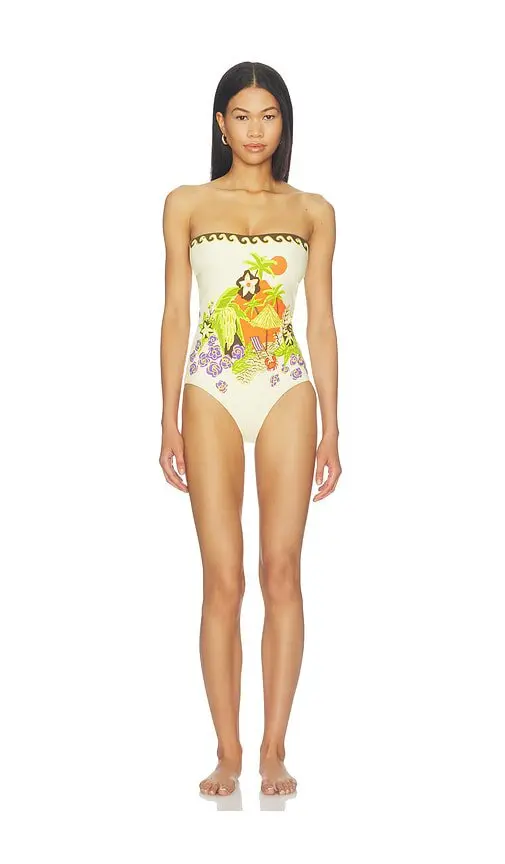ALEMAIS Island Cove One Piece - Cream