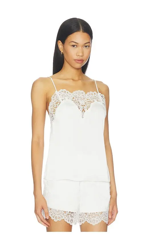 Generation Love Alisa Lace Combo Hammered Satin Cami