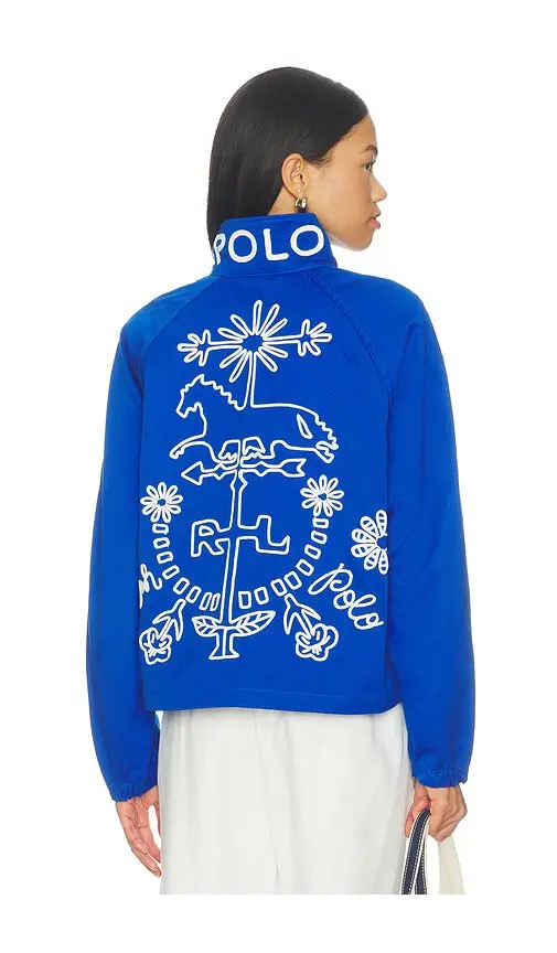 Polo Ralph Lauren Heritage Twill Windbreaker Jacket In Blue - Heritage Blue