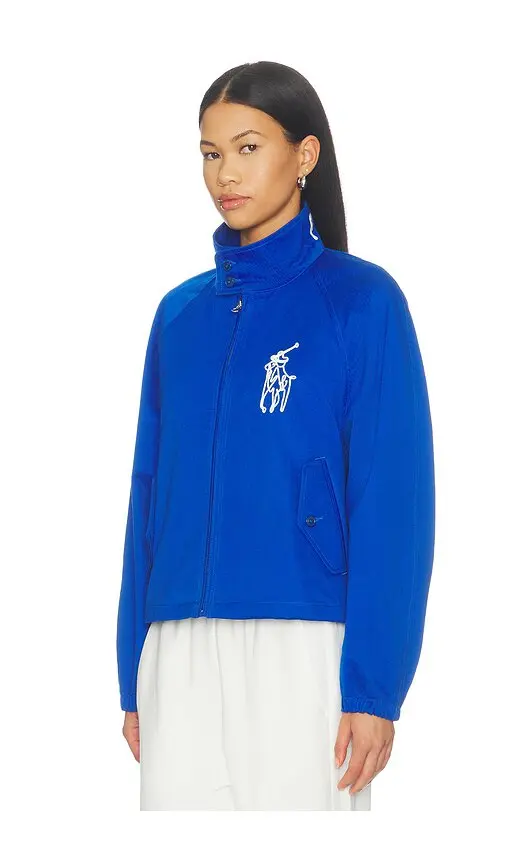 Polo Ralph Lauren Heritage Twill Windbreaker Jacket In Blue