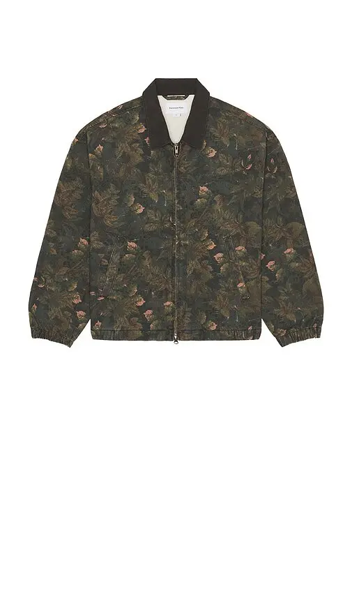 THISISNEVERTHAT Denim Blouson Jacket In Green