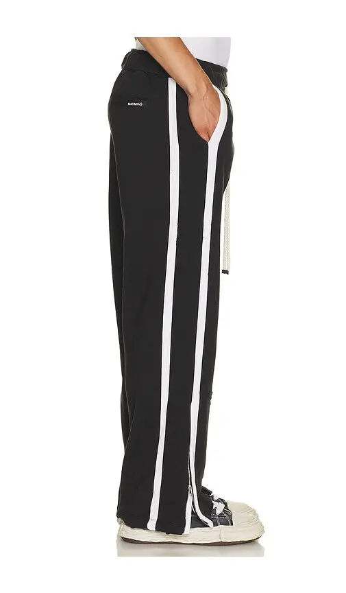 NAHMIAS Repaired Track Pant In Black
