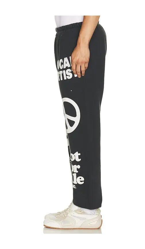 MadeWorn Art Happens P.e. Sweatpants In Black