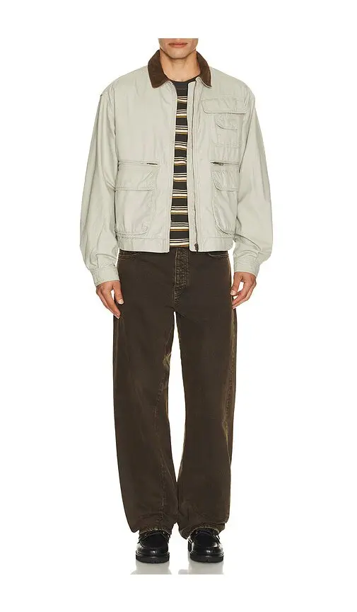 THISISNEVERTHAT Utility Field Jacket In Light Grey