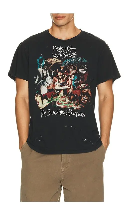MadeWorn Smashing Pumpkins Tee In Grey