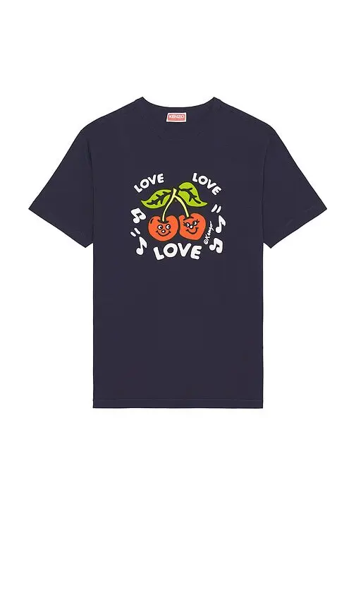 Kenzo Loves Classic T-shirt In Blue