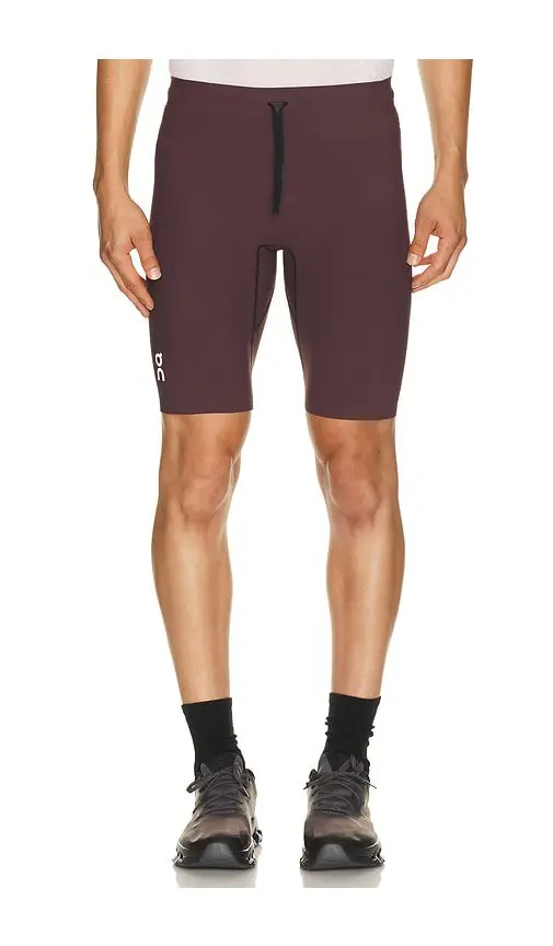 On Zero Half Tights In Purple