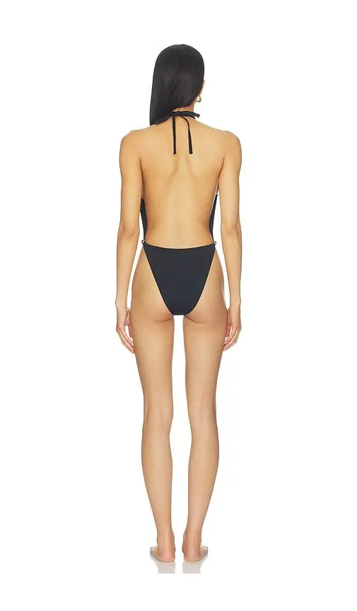 Versace Lycra Vita Recycled Passante Medusa One Piece Swimsuit