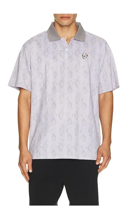 DEVEREUX GOLF The Rattler Polo In Grey