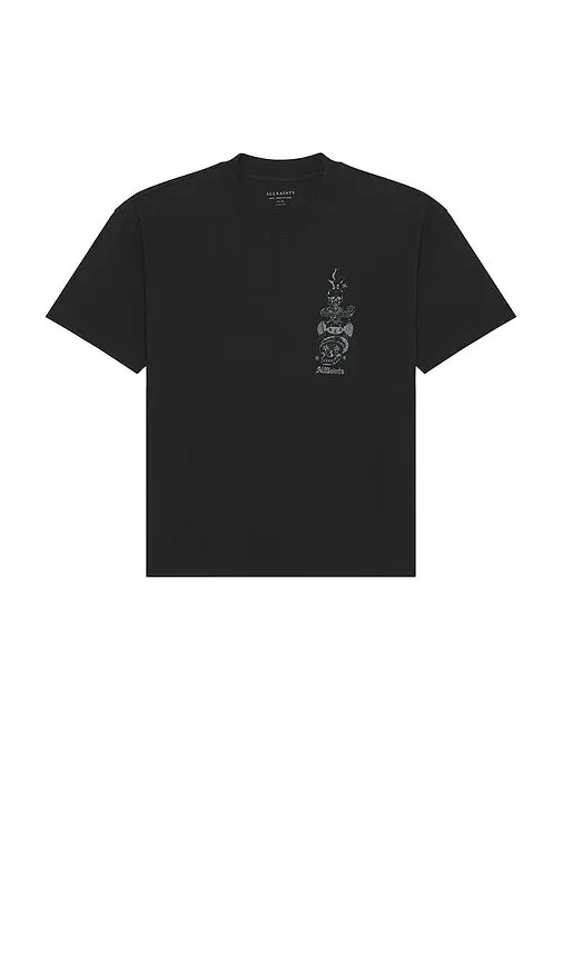 ALLSAINTS Ignis Short Sleeve Tee In Black