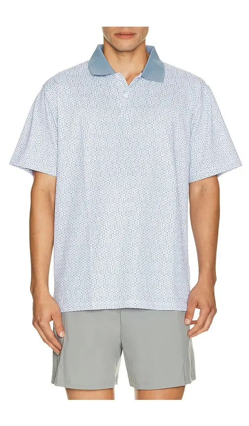 DEVEREUX GOLF The Nomad Polo In Blue