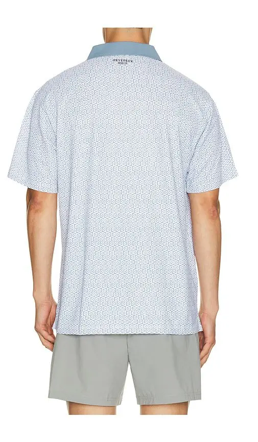 DEVEREUX GOLF The Nomad Polo In Blue