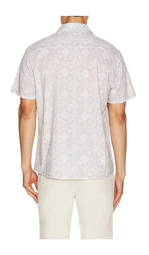 VINTAGE SUMMER Performance Tech Shirt In Brown