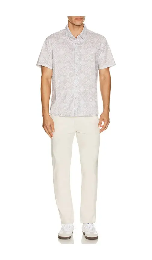 VINTAGE SUMMER Performance Tech Shirt In Brown