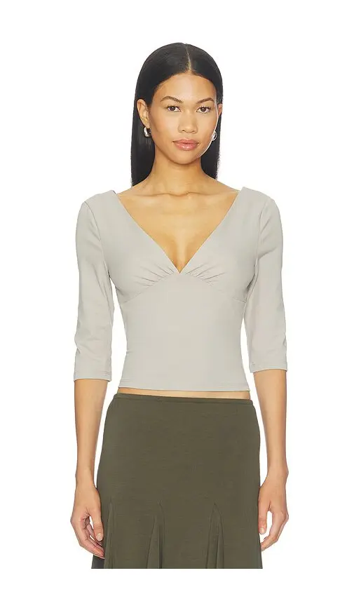 Lioness Canyon Top In Grey