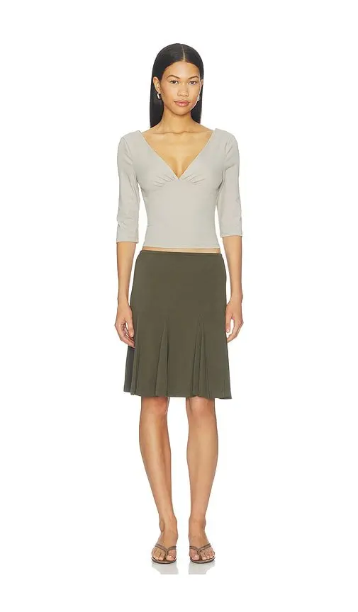 Lioness Canyon Top In Grey