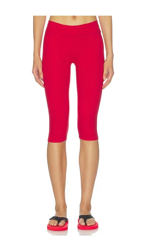 437 The Capri Legging In Red