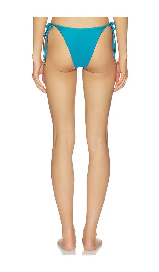 RUNAWAY THE LABEL Cuba Side Tie Bikini Bottom In Blue