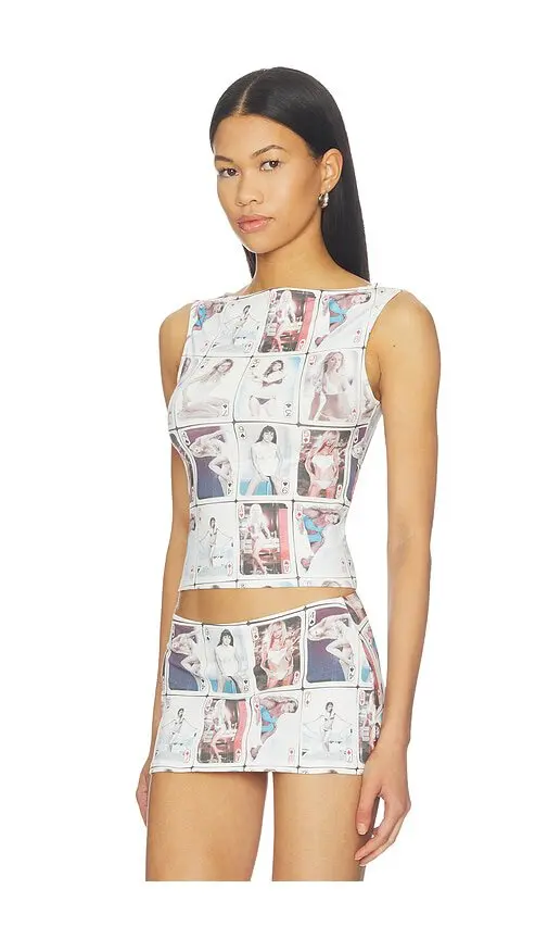 1XBLUE Playing Card Tank
