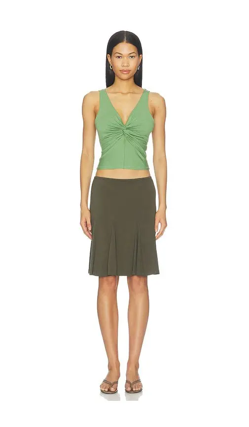 Free People Twist Front Cami - Jade
