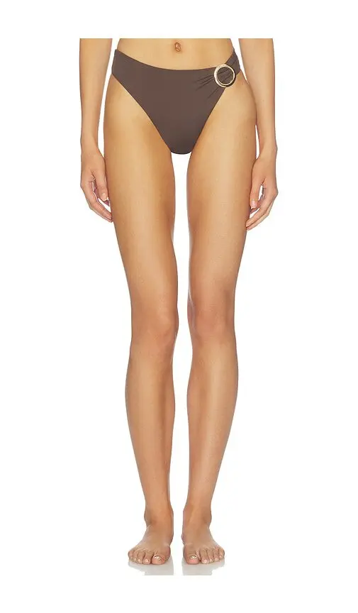 AWAY THAT DAY Cayman Island Bikini Bottom - Espresso