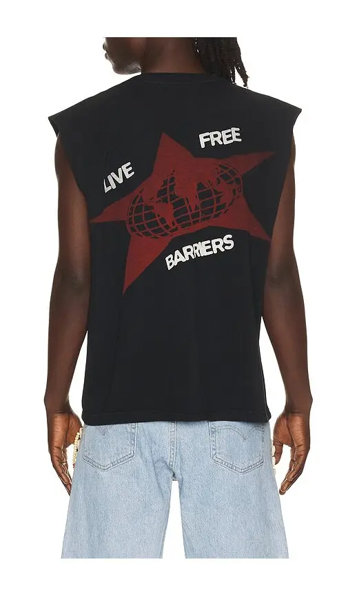 BARRIERS WORLDWIDE Fist Sleeveless Tee