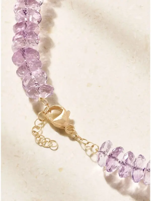 Jia Jia 14 Karat Gold Amethyst Necklace