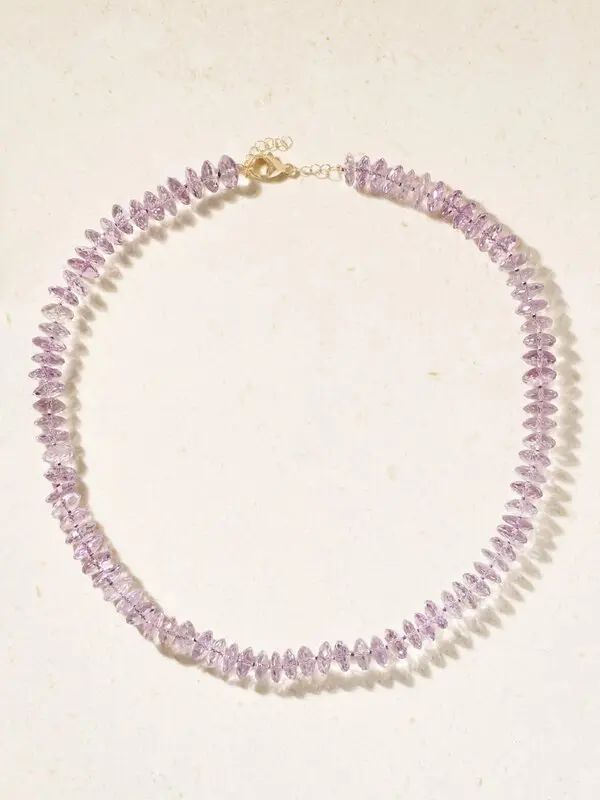 Jia Jia Candy Amethyst Necklace - Purple