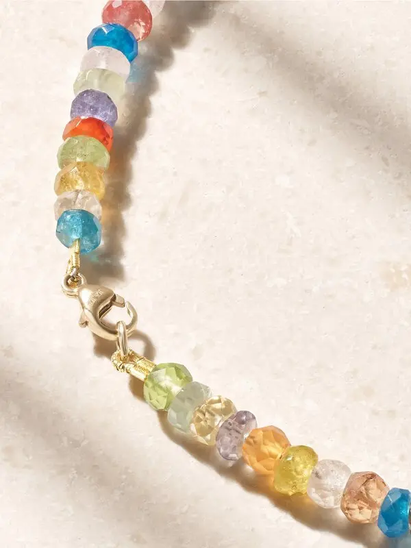 Jia Jia 14-karat Gold -stone Necklace