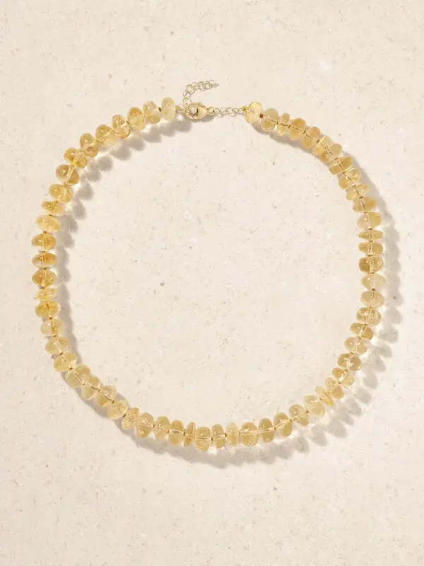 Jia Jia 14 Karat Gold Citrine Necklace