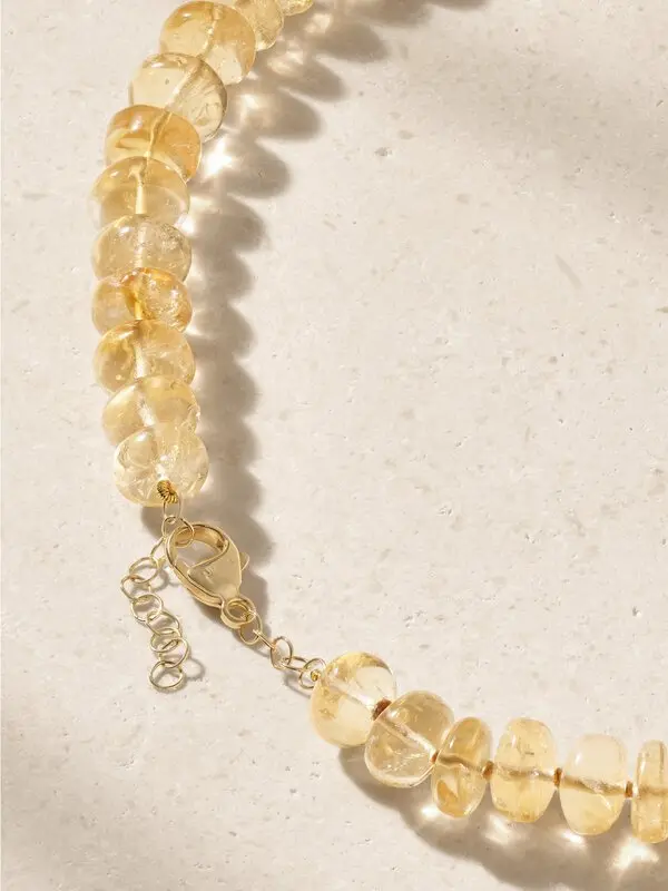 Jia Jia 14 Karat Gold Citrine Necklace