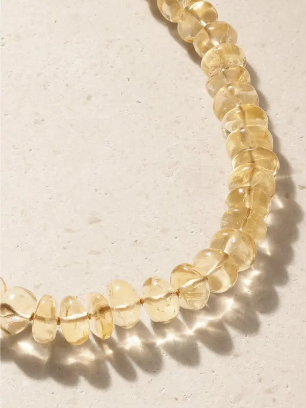 Jia Jia 14 Karat Gold Citrine Necklace