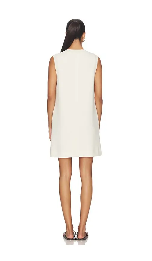 Varley Elba Tank Mini Dress In Ivory