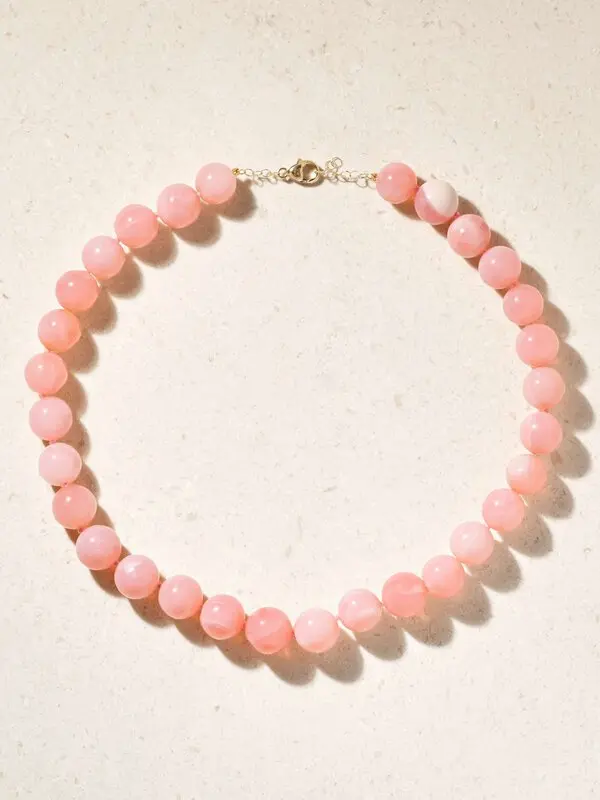 Jia Jia Oracle 14k Gold Opal Beaded Necklace